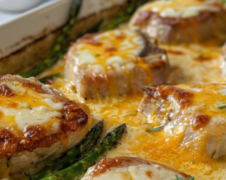 Spring Vegetable & Cheesy Pork Chop Casserole – Recipes Ideas